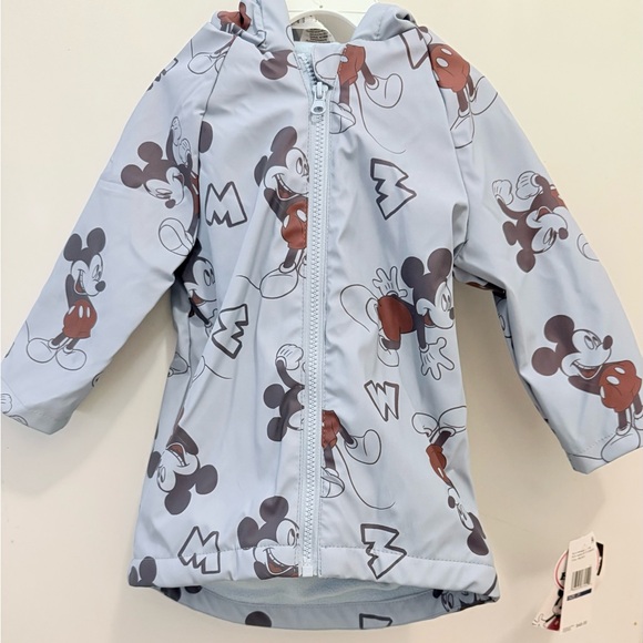 Disney | Jackets & Coats | Disney Mickey Mouse Blue Raincoat For Kids ...